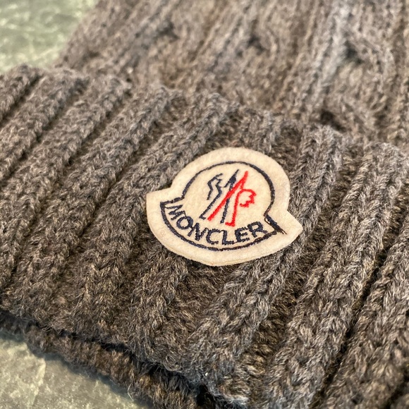 Moncler | Accessories | Custom Moncler Gray Womens Winter Beanie Hat ...